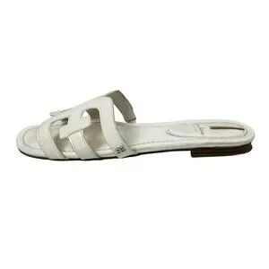 Sam Edelman | Shoes | Sam Edelman Womens White Double E Straps Square ...